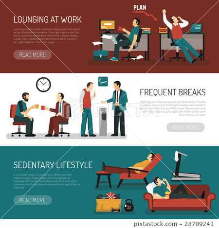 Lazy Person At Work