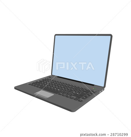 Laptop.3d Vector illustration. - Stock Illustration [28710299] - PIXTA