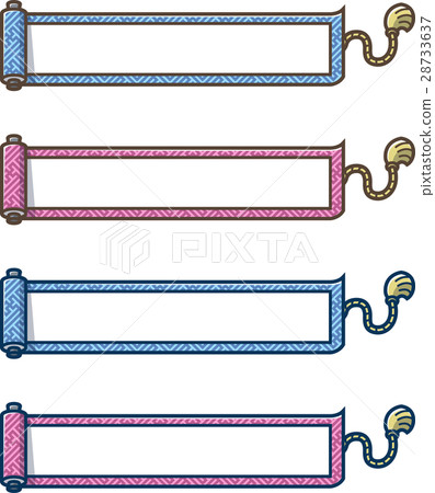 Scroll straight - Stock Illustration [28733637] - PIXTA