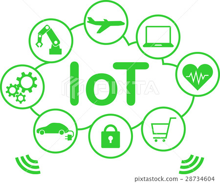 Iot_ Illustration - Stock Illustration [28734604] - PIXTA
