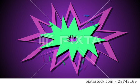 Comic boom cloud - Stock Illustration [28745169] - PIXTA