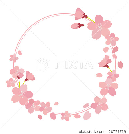 Cherry tree frame - Stock Illustration [28773719] - PIXTA