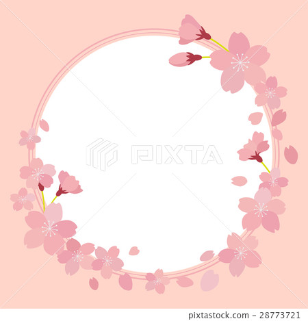 Cherry tree frame - Stock Illustration [28773721] - PIXTA