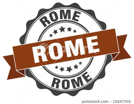 Rome round ribbon seal-插圖素材 [28847508] - PIXTA圖庫