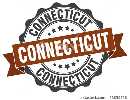 Connecticut round ribbon seal - Stock Illustration [28859838] - PIXTA
