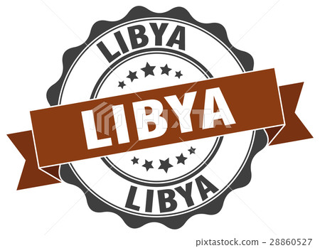 Libya round ribbon seal-插圖素材 [28860527] - PIXTA圖庫