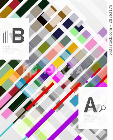 Abstract geometrical texture with infographic - Stock Illustration ...