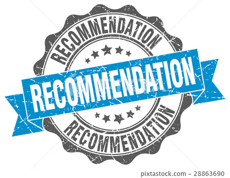 recommendation stamp. sign. seal - Stock Illustration [28863690] - PIXTA