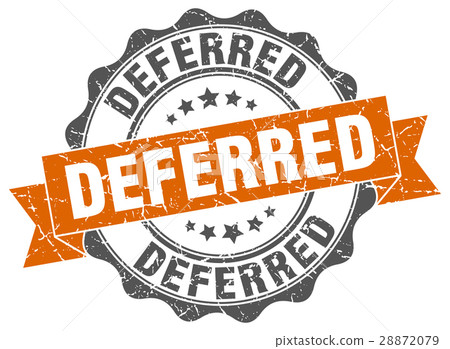 deferred stamp. sign. seal - Stock Illustration [28872079] - PIXTA