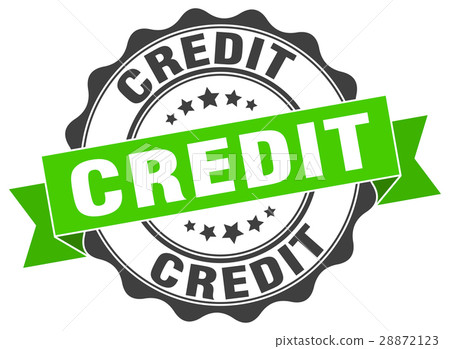 credit stamp. sign. seal - Stock Illustration [28872123] - PIXTA