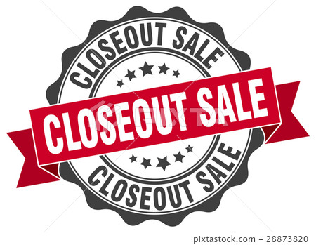closeout sale stamp. sign. seal - Stock Illustration [28873820] - PIXTA