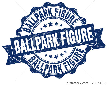 ballpark figure stamp. sign. seal - Stock Illustration [28874183] - PIXTA