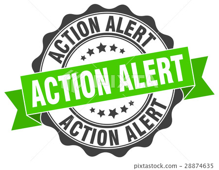 action alert stamp. sign. seal - Stock Illustration [28874635] - PIXTA