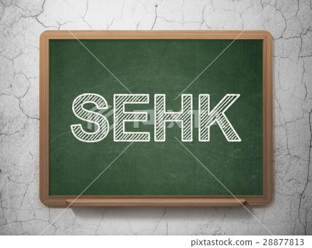 Stock market indexes concept: SEHK on chalkboard - Stock Illustration ...