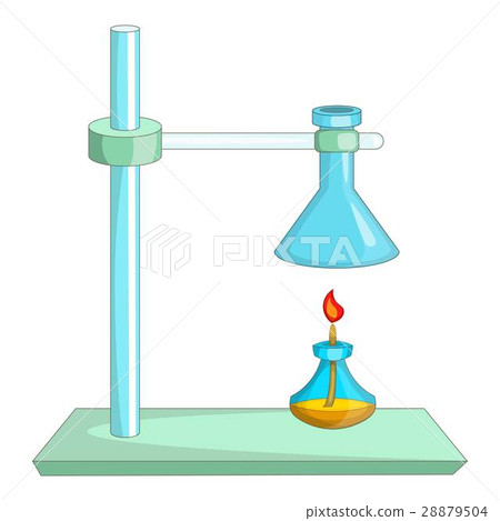 Laboratory equipment icon, cartoon style - Stock Illustration [28879504 ...