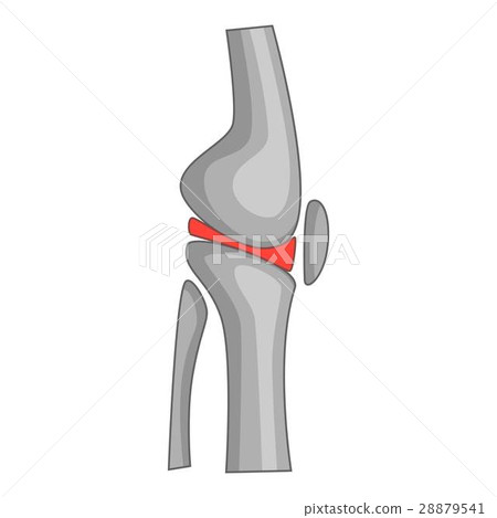 Total knee replacement surgery icon, cartoon style - Stock Illustration ...