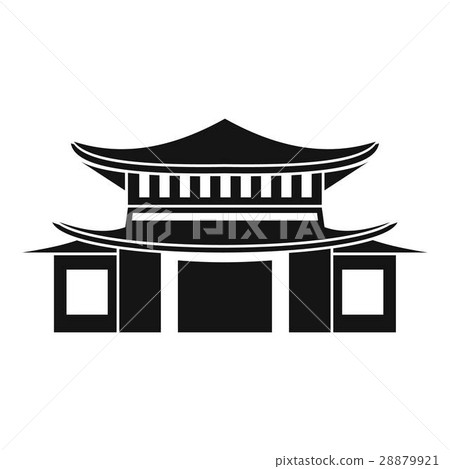 Chinese icon, simple style - Stock Illustration [28879921] - PIXTA