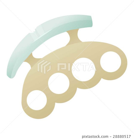 Brass knuckles icon, cartoon style - Stock Illustration [28880517] - PIXTA