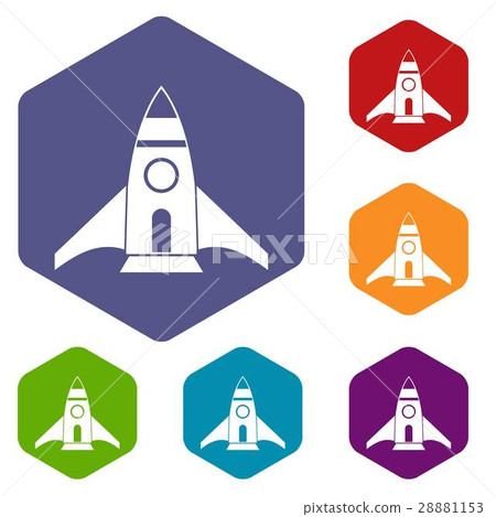 Rocket icons set - Stock Illustration [28881153] - PIXTA