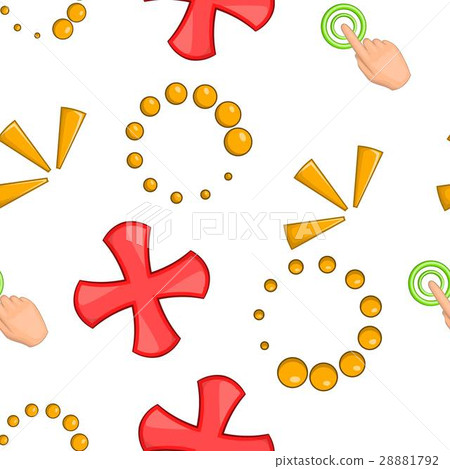 Mouse pointer pattern, cartoon style - Stock Illustration [28881792 ...
