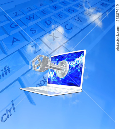 Personal computer security measures - Stock Illustration [28887649] - PIXTA