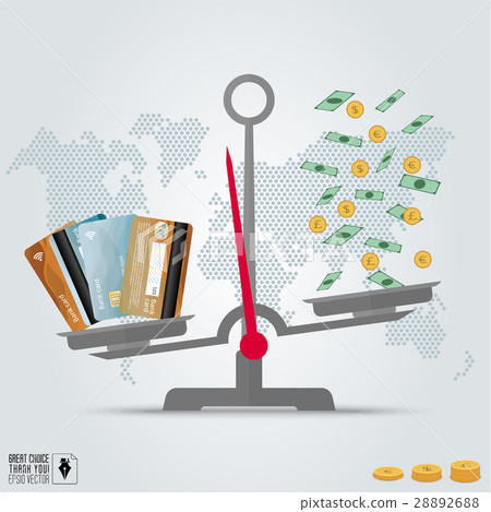 Infographic value of credit card. - Stock Illustration [28892688] - PIXTA