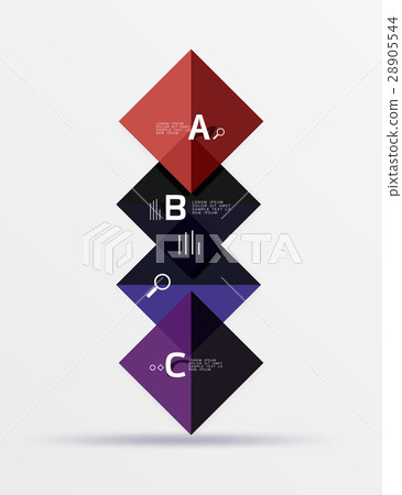 Geometric square and triangle template-插圖素材 [28905544] - PIXTA圖庫