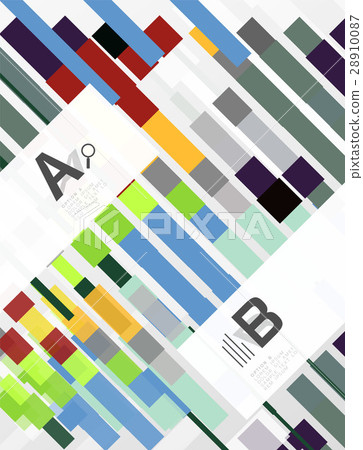 Abstract geometrical texture with infographic - Stock Illustration ...