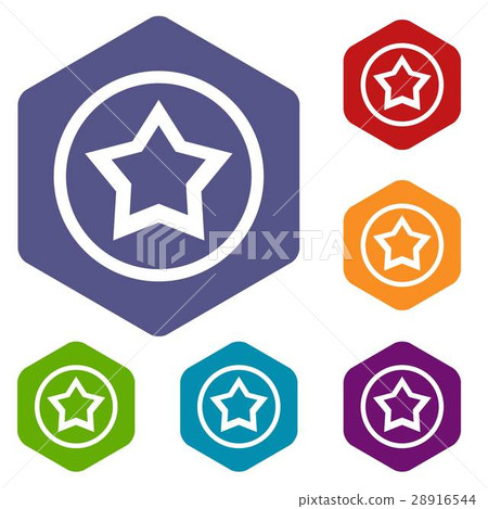 Star icons set - Stock Illustration [28916544] - PIXTA