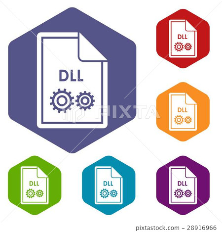 File DLL icons set - Stock Illustration [28916966] - PIXTA