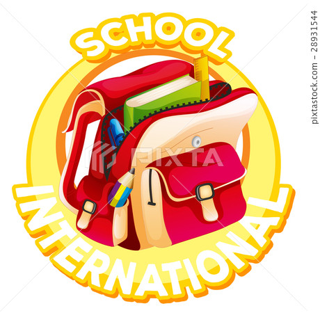 School logo design for international school - Stock Illustration ...
