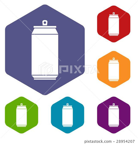 Can icons set - Stock Illustration [28954207] - PIXTA