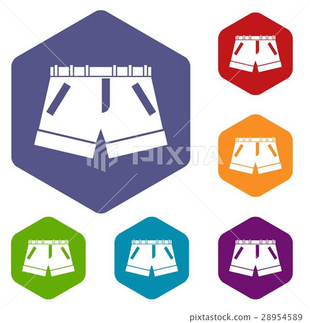Shorts icons set - Stock Illustration [28954589] - PIXTA