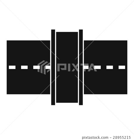 Road icon, simple style - Stock Illustration [28955215] - PIXTA