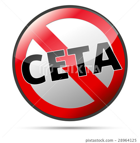 CETA - comprehensive economic and trade agreement - Stock Illustration ...