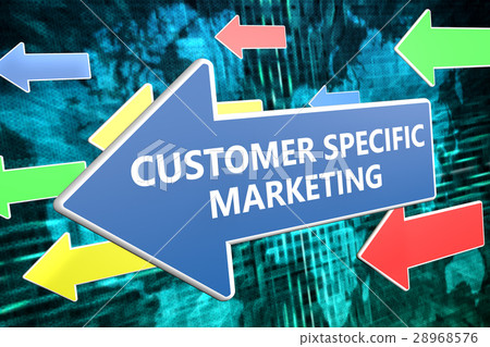 Customer Specific Marketing - Stock Illustration [28968576] - PIXTA