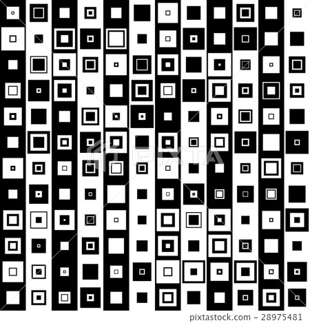 Seamless Square Pattern - Stock Illustration [28975481] - PIXTA