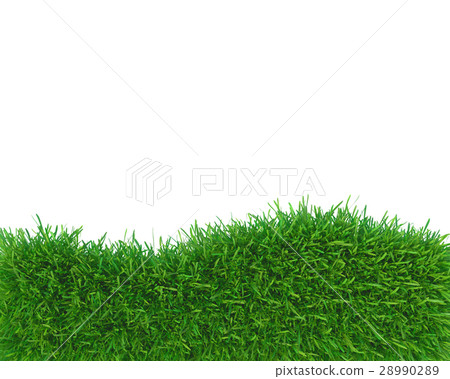 Abstract green grass frame copy space - Stock Illustration [28990289 ...