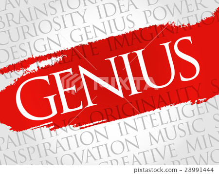 Genius word cloud collage - Stock Illustration [28991444] - PIXTA