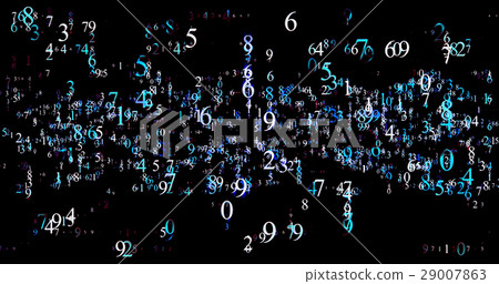 set of random numbers - Stock Illustration [29007863] - PIXTA