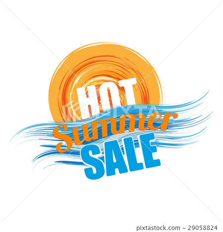 hot summer sale banner - Stock Illustration [29058824] - PIXTA