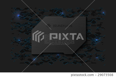 Abstract black futuristic soft welcome screen - Stock Illustration ...