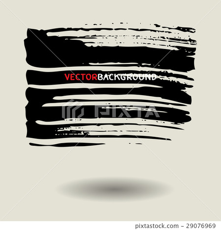 black brush texture background set - Stock Illustration [29076969] - PIXTA