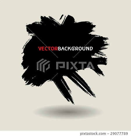 black brush texture background set - Stock Illustration [29077789] - PIXTA