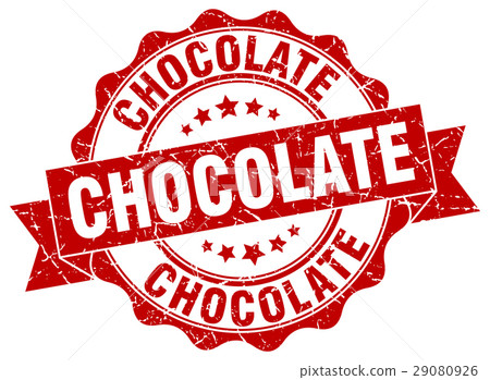 chocolate stamp. sign. seal - Stock Illustration [29080926] - PIXTA