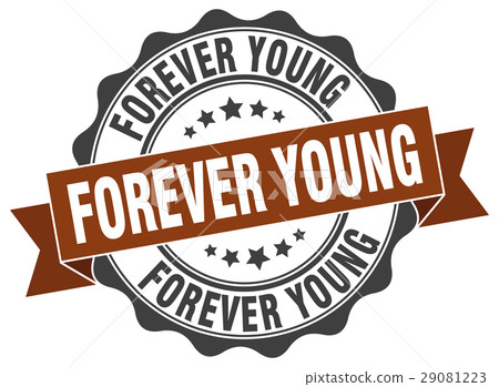 forever young stamp. sign. seal - Stock Illustration [29081223] - PIXTA