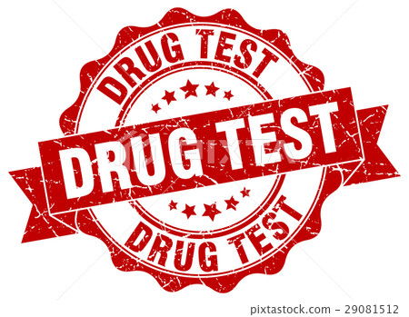 drug test stamp. sign. seal - Stock Illustration [29081512] - PIXTA