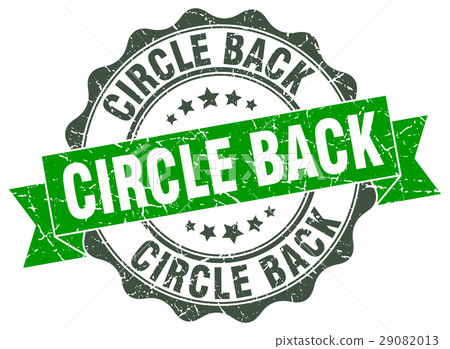 circle back stamp. sign. seal - Stock Illustration [29082013] - PIXTA
