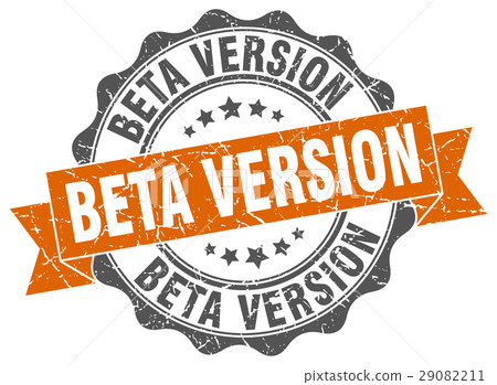 beta version stamp. sign. seal - Stock Illustration [29082211] - PIXTA