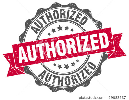 authorized stamp. sign. seal - Stock Illustration [29082387] - PIXTA